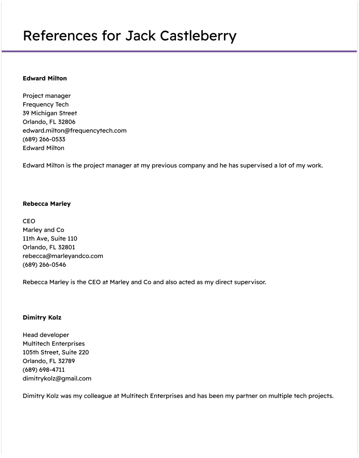 How to List References on Resume? All you Need to Know