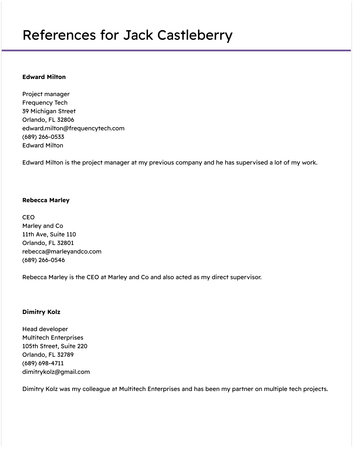 How to List References on Resume? All you Need to Know