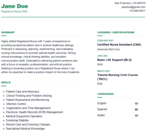 Registered Nurse Skills to List on Resume - 21 Examples