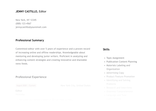 How to Make an Editor Resume: Formatting, Tips, Do’s and Don’ts